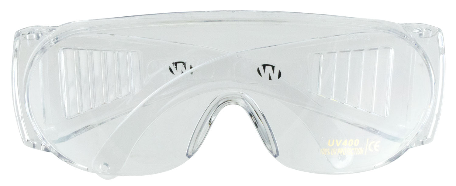 Walker's GWPFCSGLCLR Sport Glasses Full Coverage Adult Clear Lens Poly ...