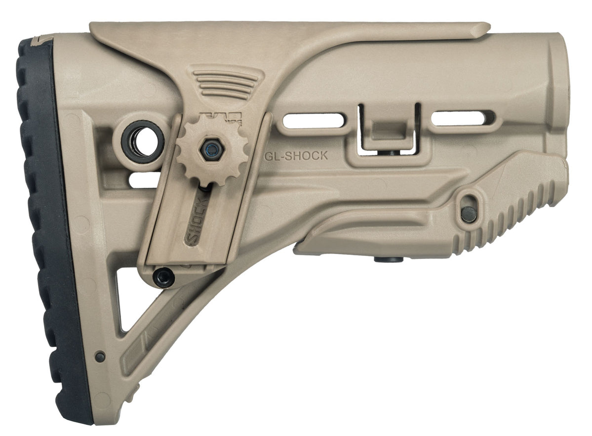 FAB Defense FXGLSHOCKCP GL-Shock Buttstock for AR-15/ M16/ M4 w/Adjust ...