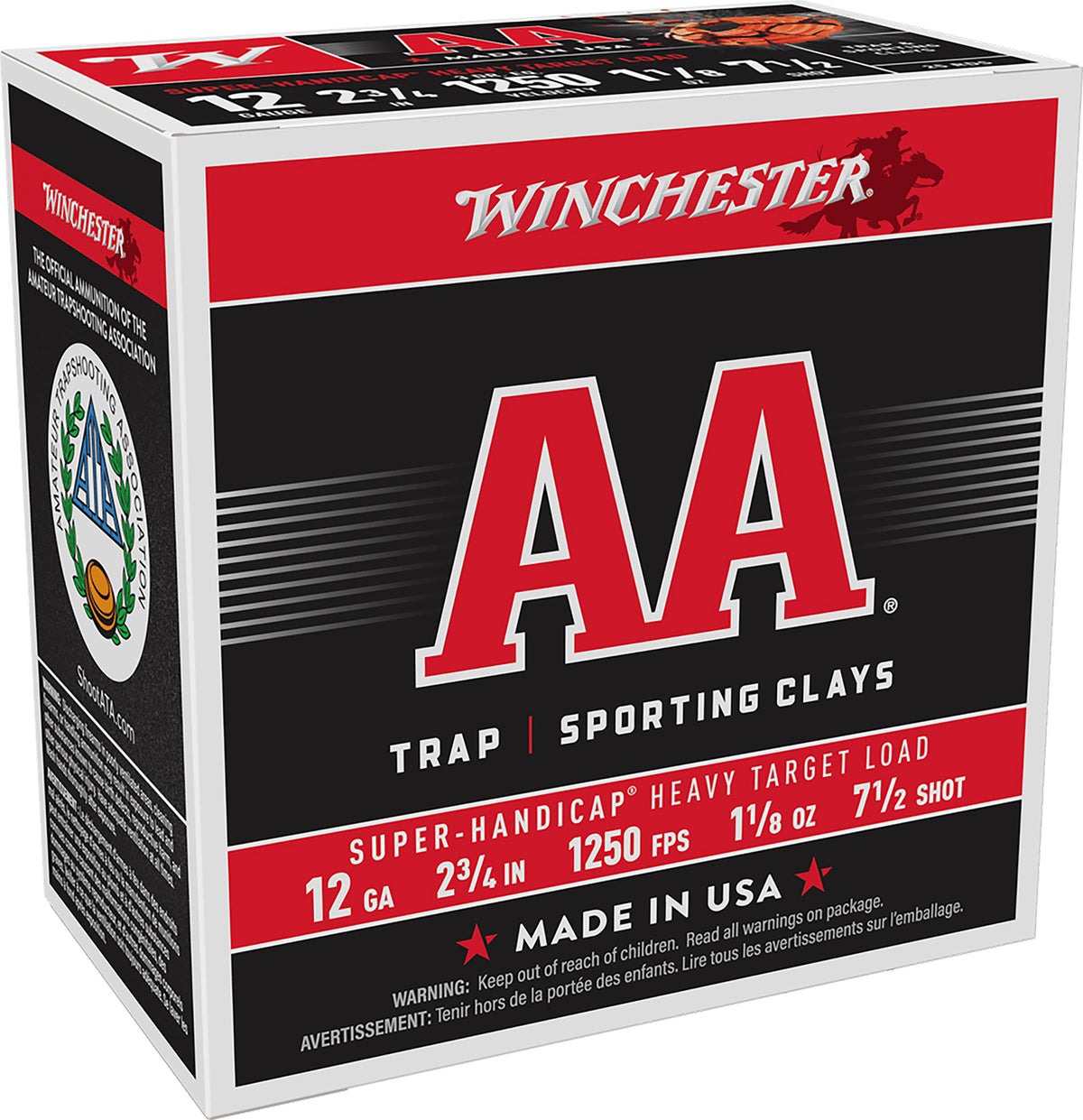 Winchester Ammo AAHA127 AA Super Handicap Heavy Target 12Gauge 2.75" 1 ...