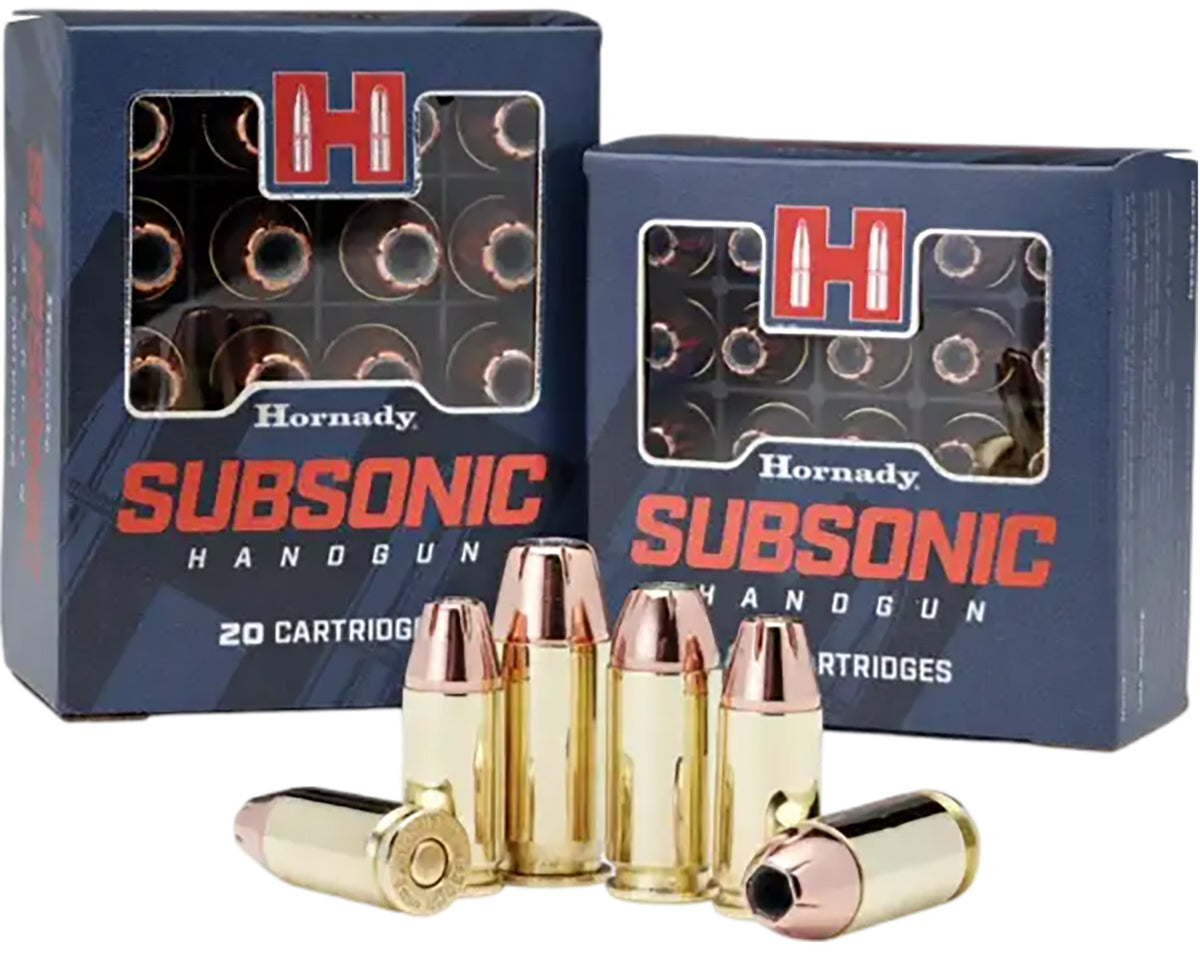 Hornady 90287 Subsonic Handgun 9mmLuger 147gr Hornady XTP Subsonic 25 ...