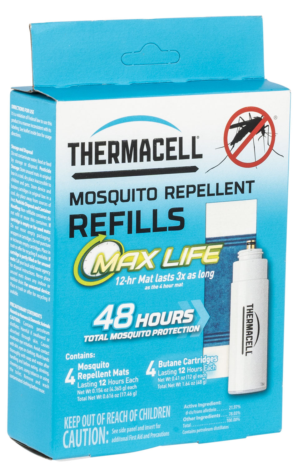 Thermacell L4 Max Life Repellent Refills White Effective 15 ft Odorles ...