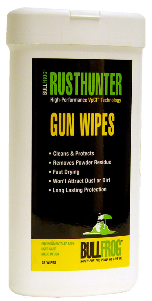 BullFrog 92383 Rust Hunter Gun Wipe 25 Count — AmmoJoy