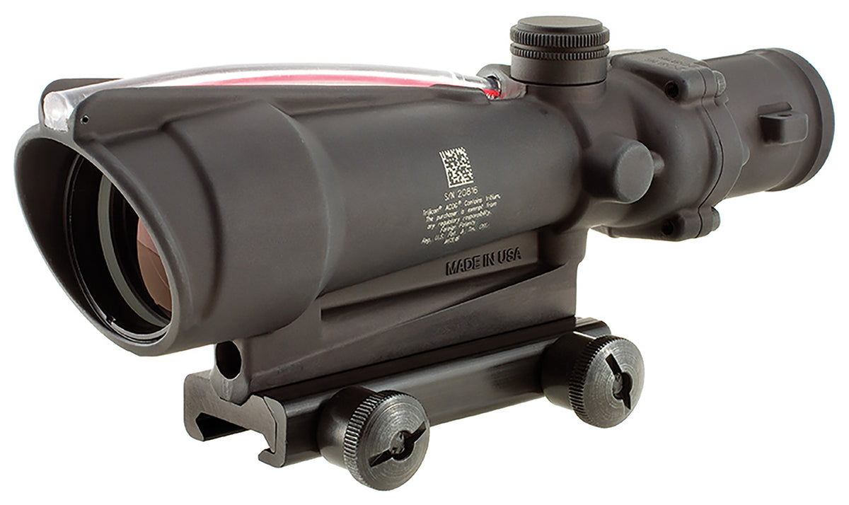 Trijicon 100145 ACOG Matte Black 3.5x35mm Illuminated Red Chevron .223 ...