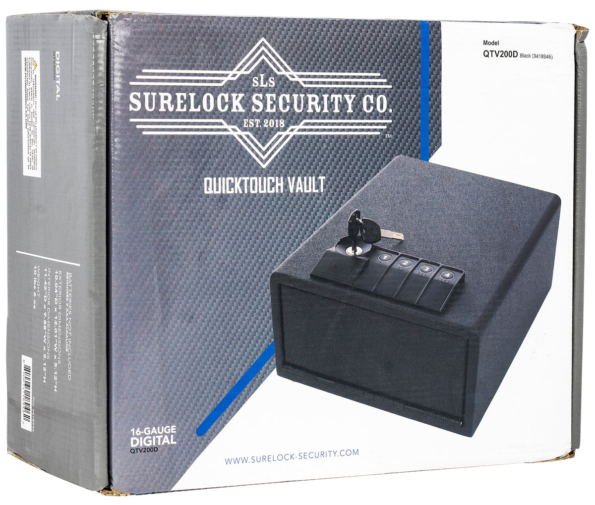 Surelock Security 3418946 QuickTouch 200 Digital Keypad/Key Entry Matt ...