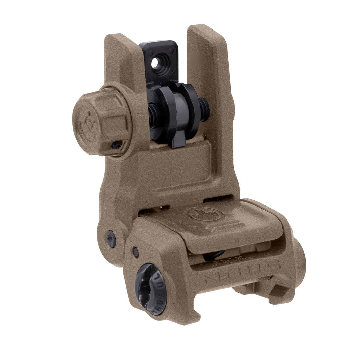 Magpul MAG1167-FDE MBUS 3 Sight Rear Flat Dark Earth Flip Up for AR-10 ...