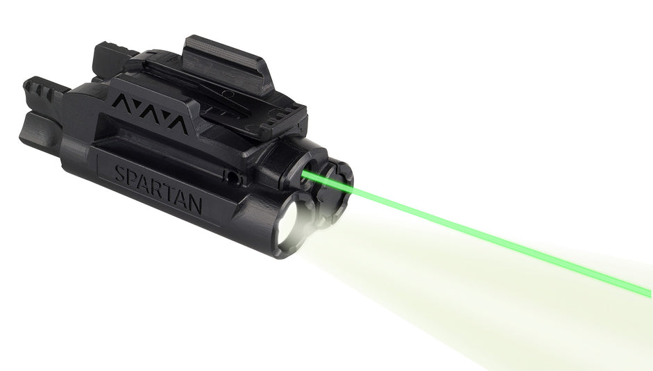 LaserMax SPSCG Green Spartan Light/Laser Black 120 Lumens White LED ...