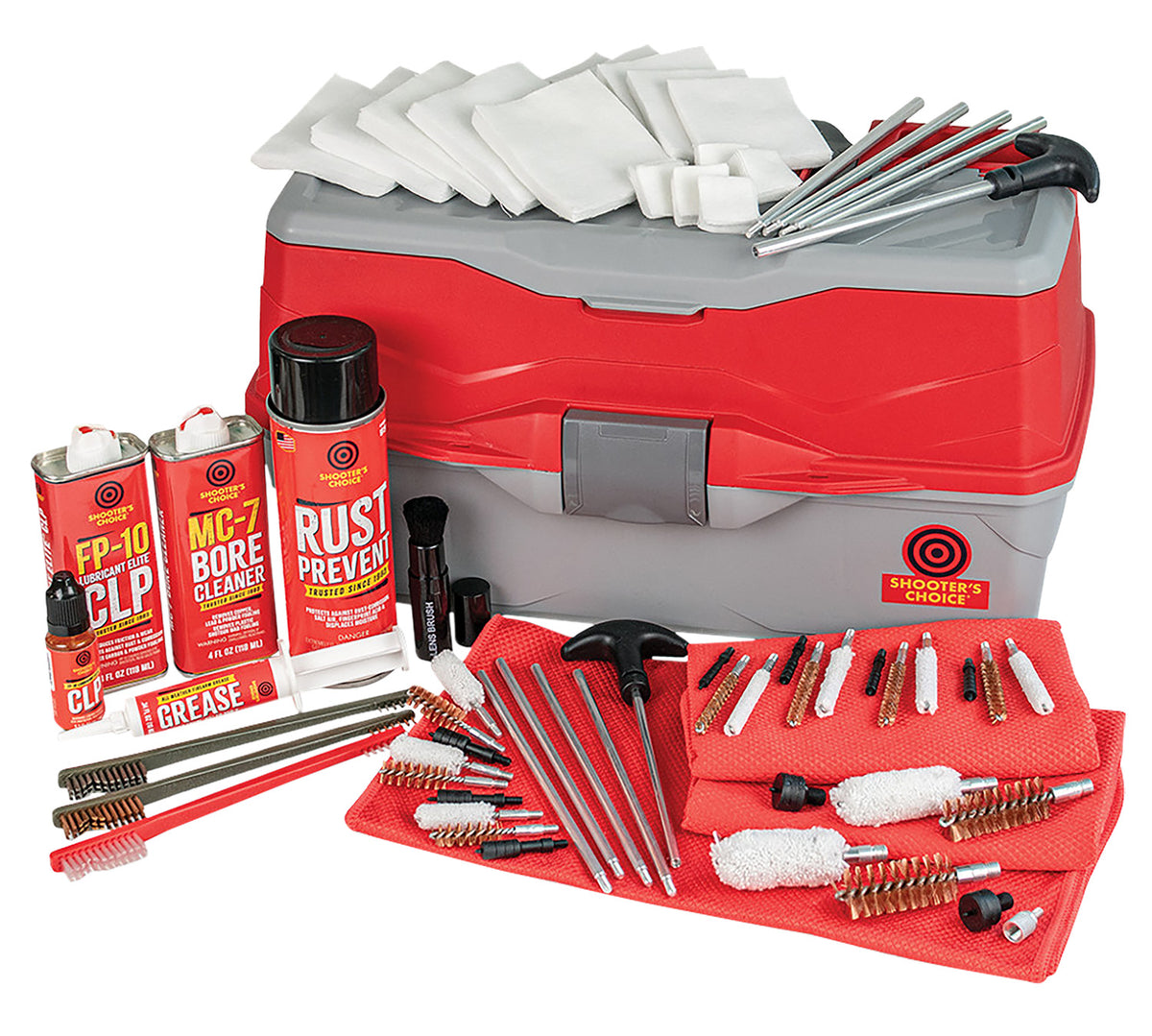 Shooters Choice 900MC Bullseye Box Cleaning Kit Multi-Caliber/12 Gauge ...