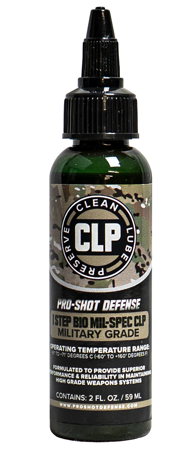 Pro-Shot 1STEP 1 Step BIO Mil-Spec CLP 2 oz. Squeeze Bottle — AmmoJoy