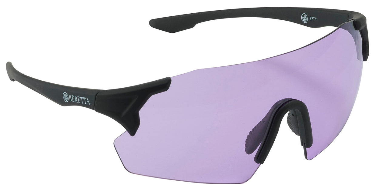 Beretta USA OC061A28540316UNI Challenge EVO Glasses Purple Lens Black ...