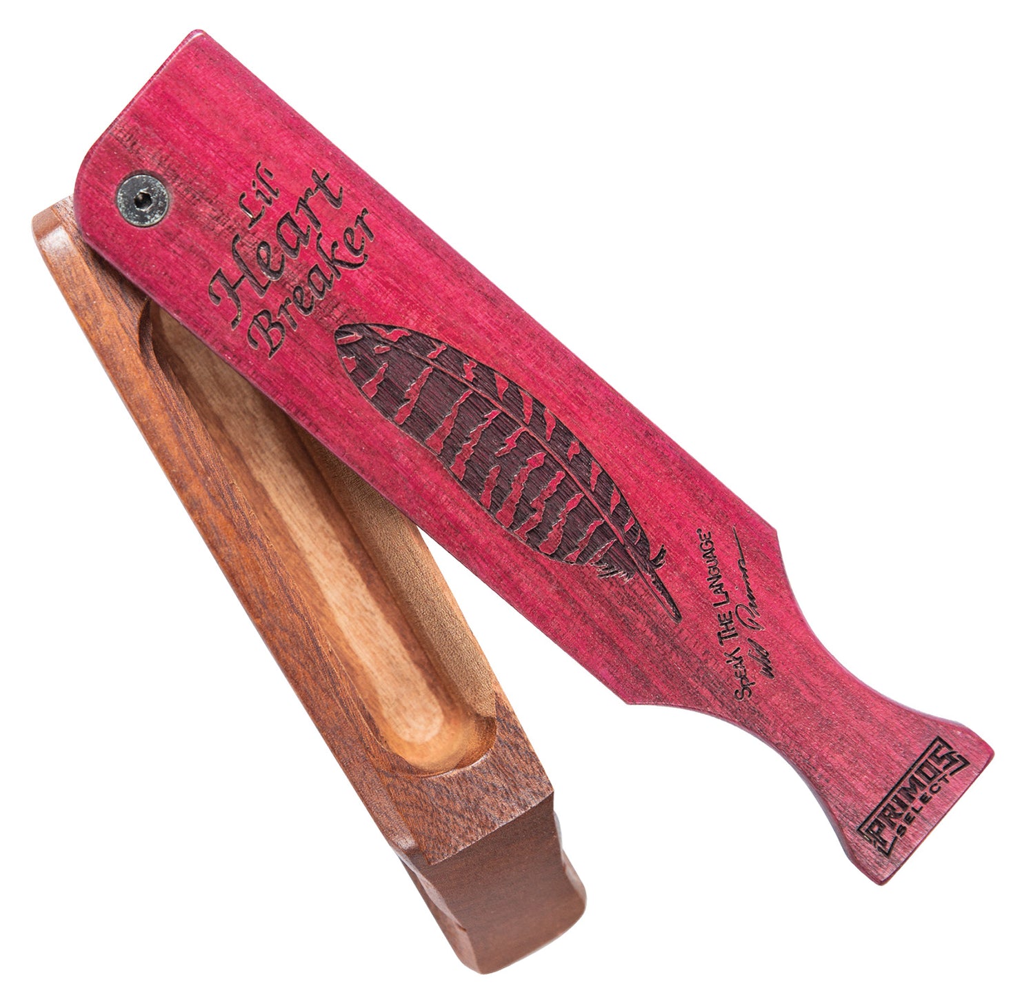 Primos 230 Lil' Heartbreaker Box Call Natural/Purple Mahogany — AmmoJoy