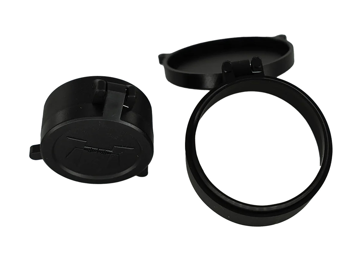 Huskemaw Optics 20SFC530T Tactical Flip-Up Lens Caps Black Rubber, 56m ...