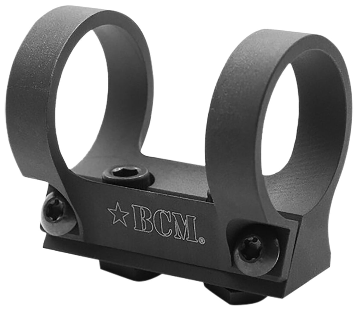 BCM 1 Inch Light Mount Mod 0 Scope Mount/Ring Combo Black Anodized ...