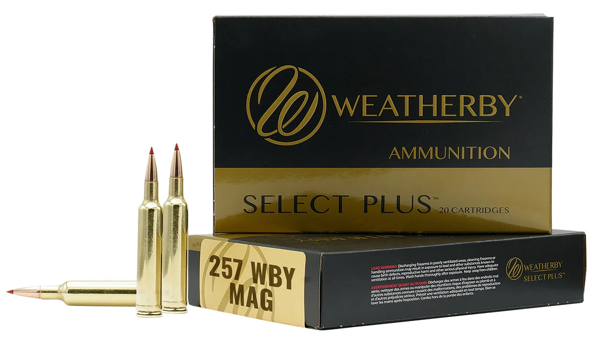 Weatherby M25792HCB Select Plus 257WthbyMag 92gr Hammer Custom 20 Per ...
