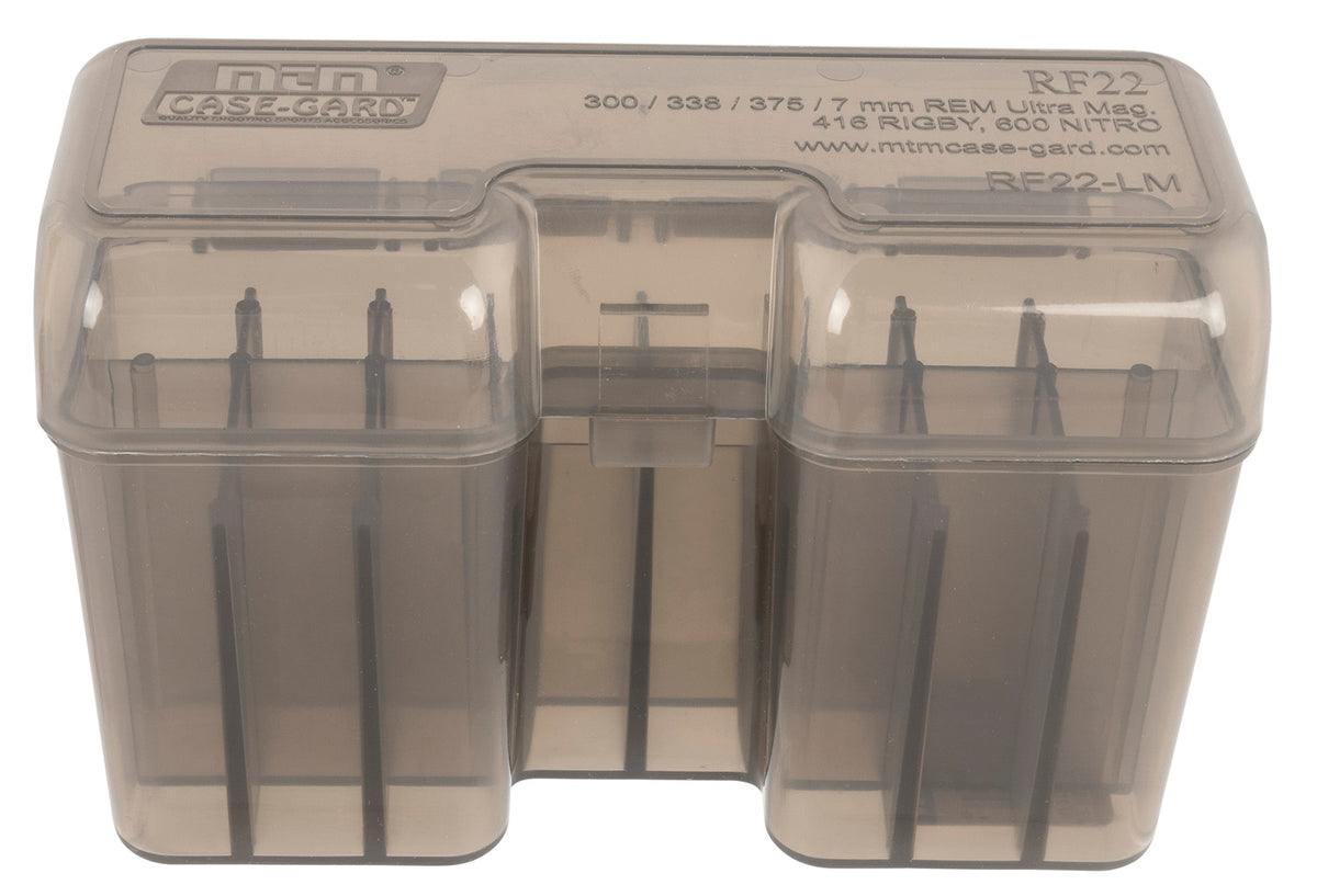 MTM Case-Gard RF22-SM-41 Case-Gard RF-22 Multi-Caliber Rifle Clear Smo ...