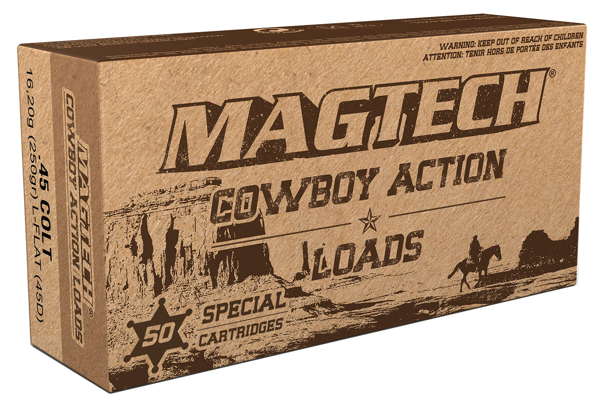 Magtech 45D Cowboy Action 45Colt 250gr Lead Flat Nose 50 Per Box/20 Ca ...
