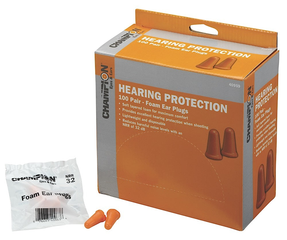 Champion Targets 40959 Molded Ear Plugs 32 dB In The Ear Contouring Or ...