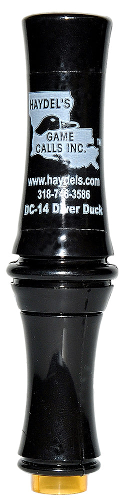 Haydel's Game Calls DC14 Diver Duck Open Call Attracts Ducks Black Acr ...
