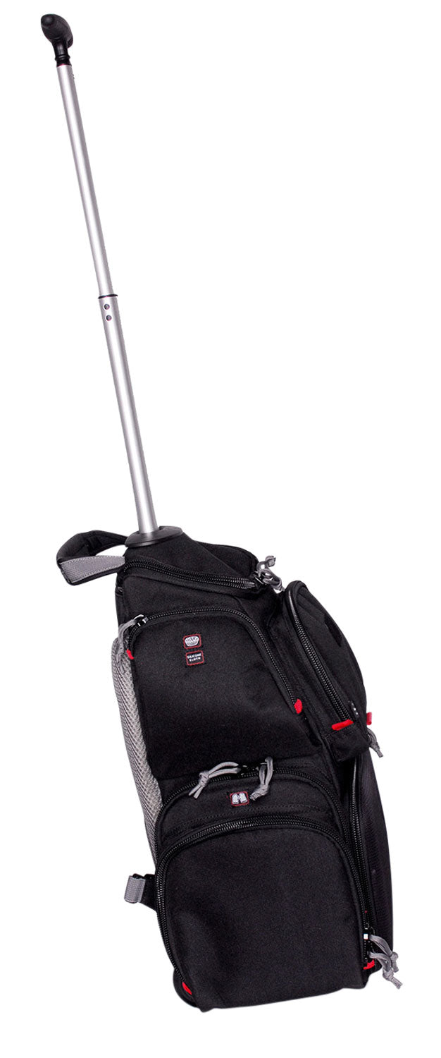 GPS Bags 1711ROBP Handgunner Rolling Backpack Black 600D Polyester Hol ...