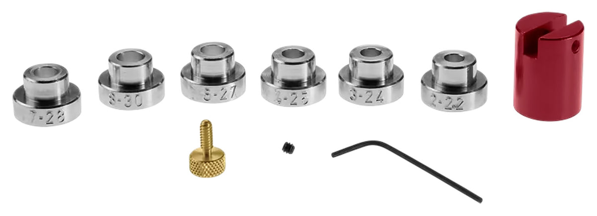 Hornady B14 Lock-N-Load Comparator Set Silver Multi Caliber Metal — AmmoJoy