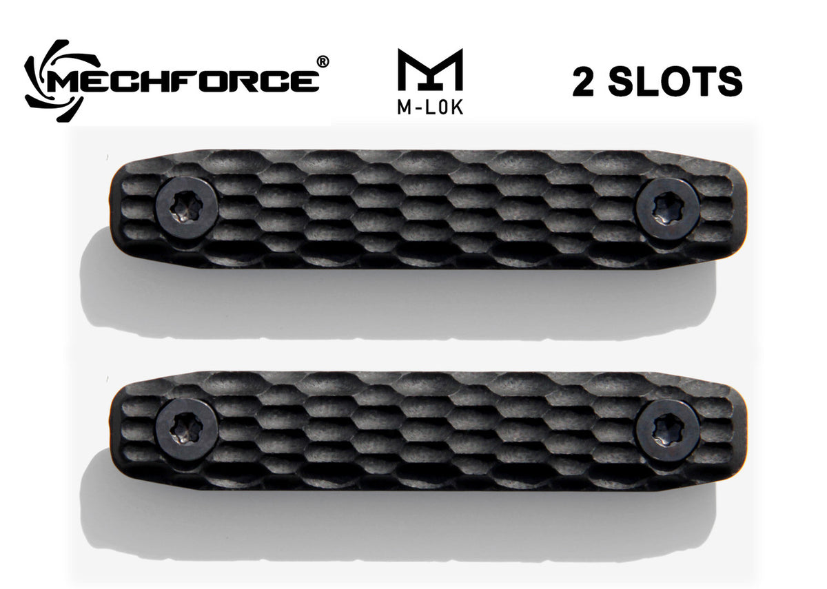 Mechforce G10 MLOK Rail Cover, 2 Slot, FDE (2 PACK) — AmmoJoy