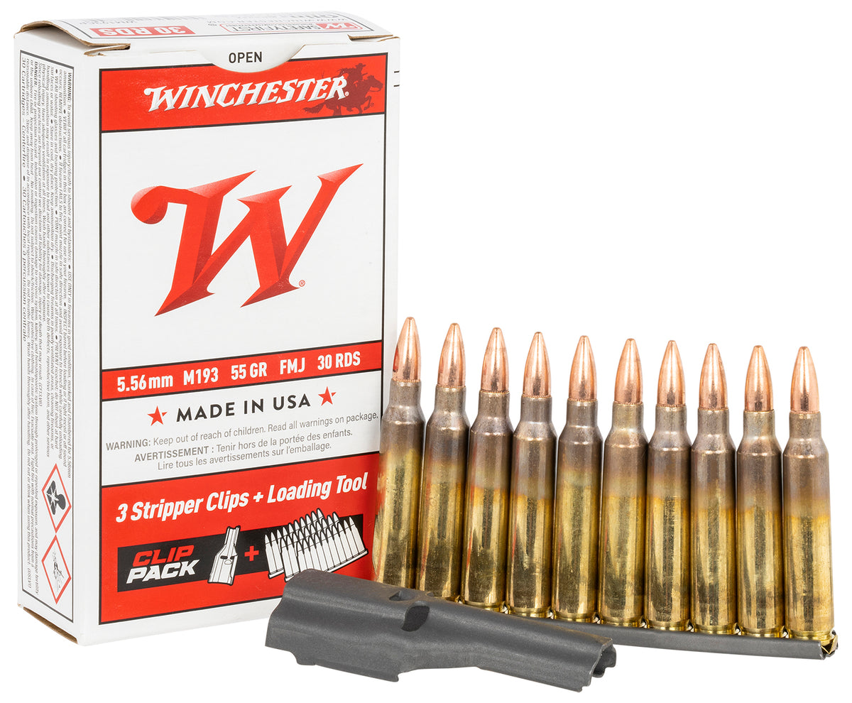 Winchester Ammo WM193CP USA M193 5.56x45mm NATO 55 gr 3180 fps Full Me ...